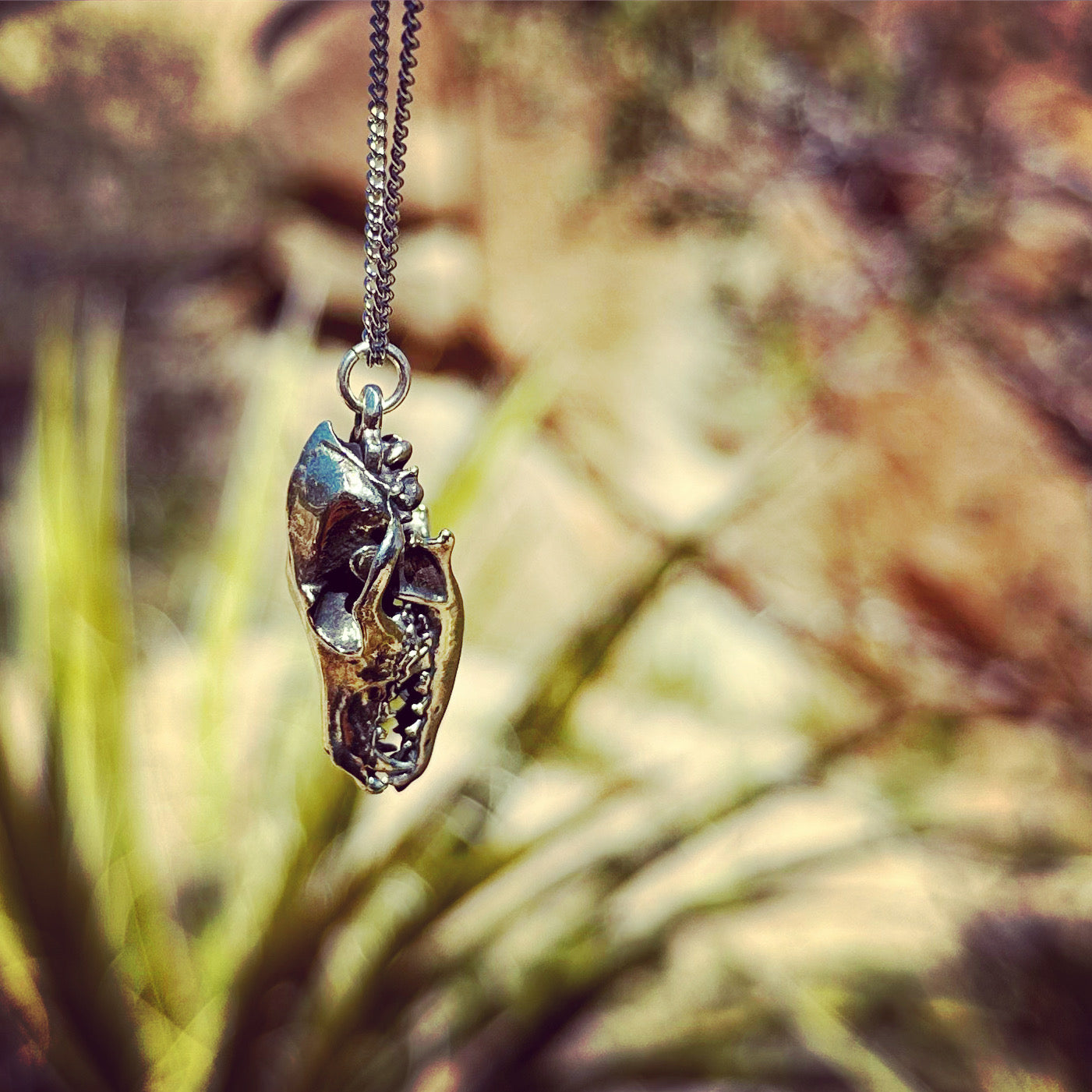 Canid Skull Pendants – Fire & Bone