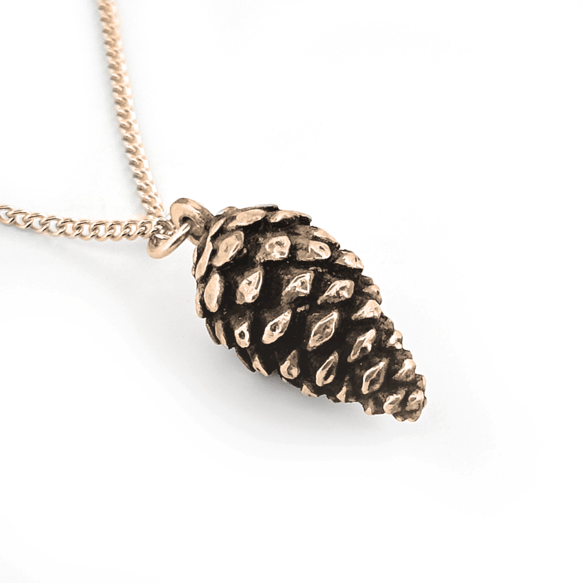 Scotch Pine Pinecone Pendant by Fire & Bone