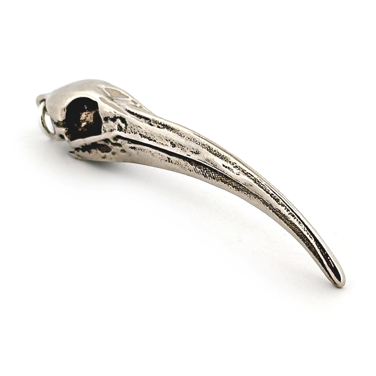 Sacred Ibis Skull Pendant by Fire & Bone